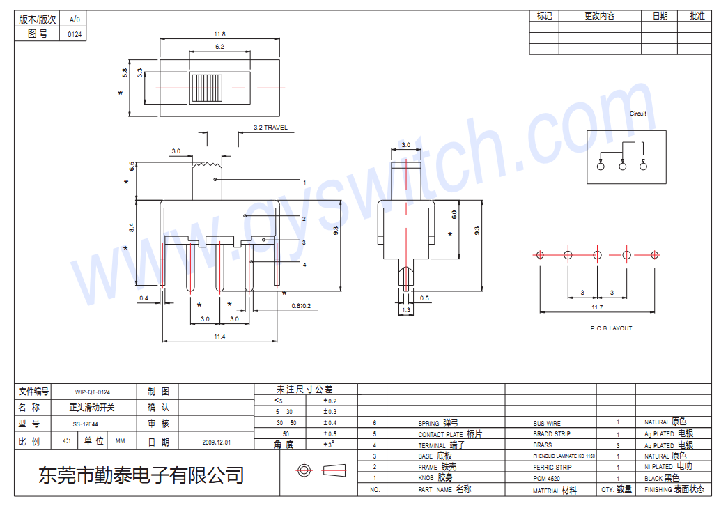 SS-12F44 - 东莞市勤泰电子有限公司